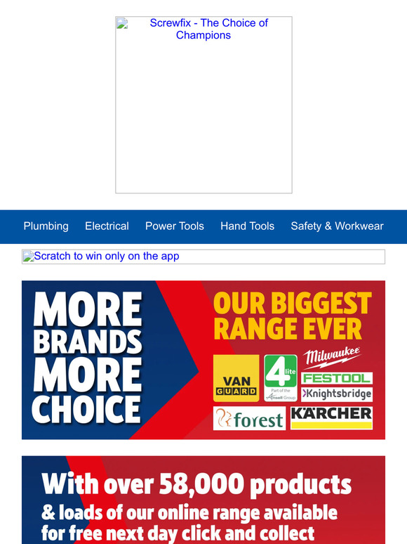 Screwfix: ⚡ Discover Our Biggest Range Ever with More Brands, More ...