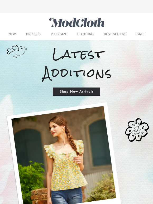 Modcloth Email Newsletters: Shop Sales, Discounts, and Coupon Codes