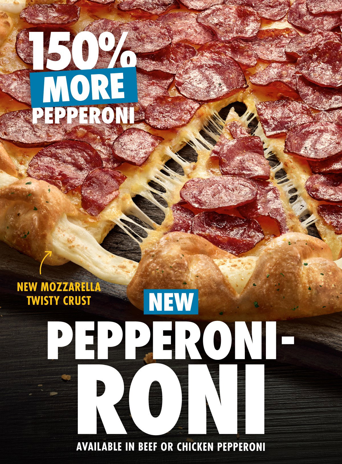 Domino's Pizza: Can't get enough of Pepperoni? Try our New Pepperoni ...
