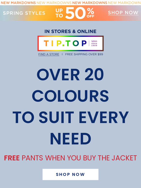 Tip Top Tailors: No One Does Event Suiting Like Us | Milled