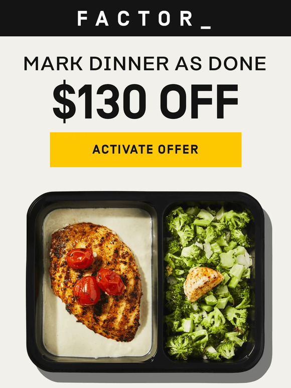 Factor: Get fresh (never frozen) meals delivered to your doorstep | Milled