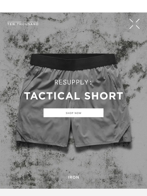 Ten Thousand: RESUPPLY: Tactical Gear In Iron | Milled