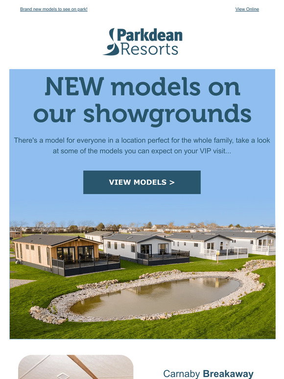 Park Resorts: Top 3 models | Our showground in your inbox... | Milled