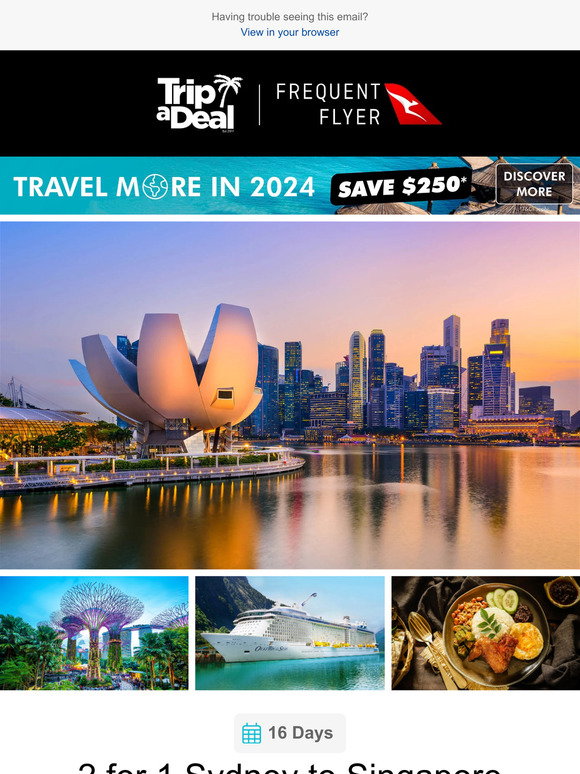 TripADeal: Exciting 2 for 1 deals to bucket list destinations, plus ...