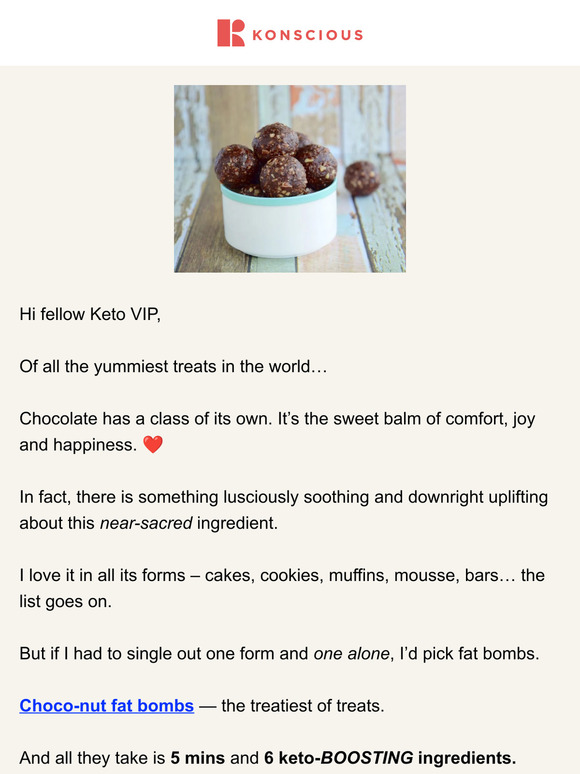 Konscious Keto: Choco-Nut Fat Bombs | Milled