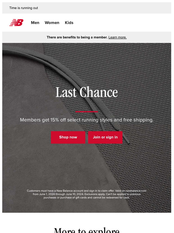New Balance Email Newsletters: Shop Sales, Discounts, and Coupon Codes