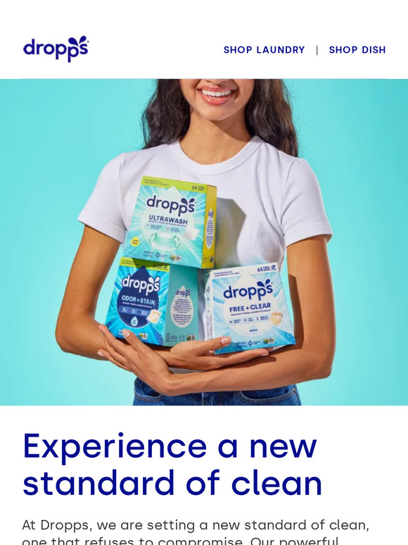 dropps: Experience a new standard of clean | Milled