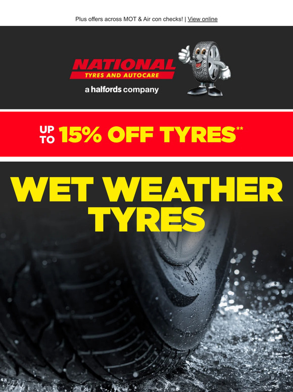 National Tyres and Autocare: Rain-ready tyres for every drive! | Milled