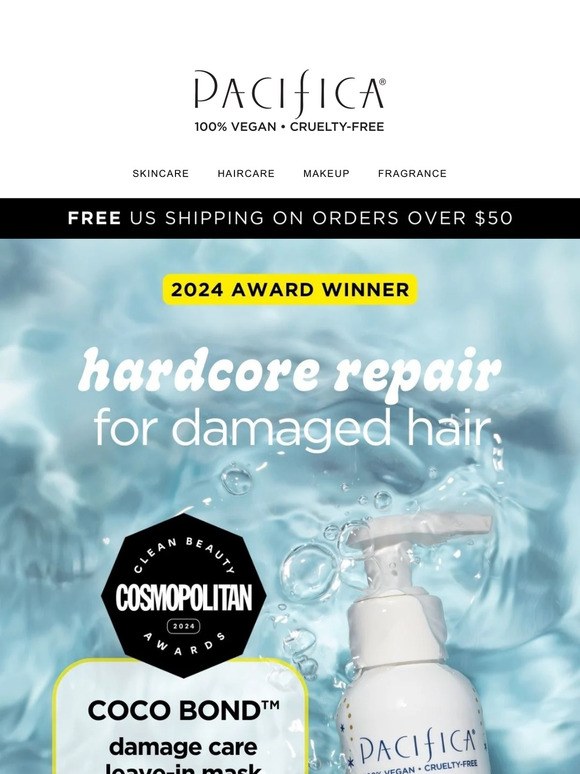 Pacifica Beauty: 🎉2024 Award-Winner! Coco Bond Damage Care Leave-In ...