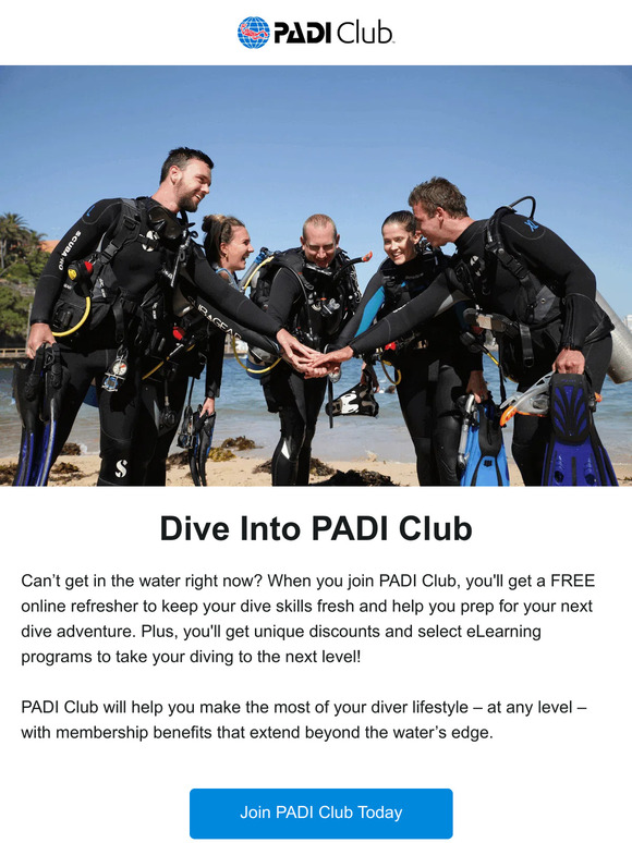 PADI: PADI Club is for EVERY Diver 🤿 | Milled