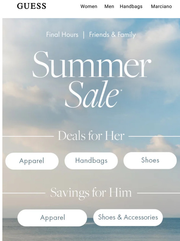 GUESS? Email Newsletters: Shop Sales, Discounts, and Coupon Codes