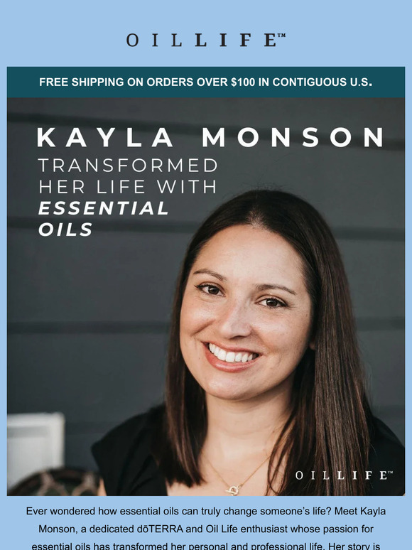 Oil Life: Kayla Monson Transformed Her Life with Essential Oils | Milled