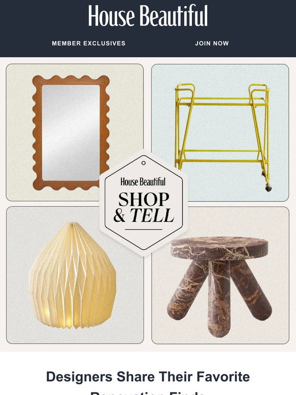 House Beautiful: Designers Share Their Favorite Renovation Finds | Milled