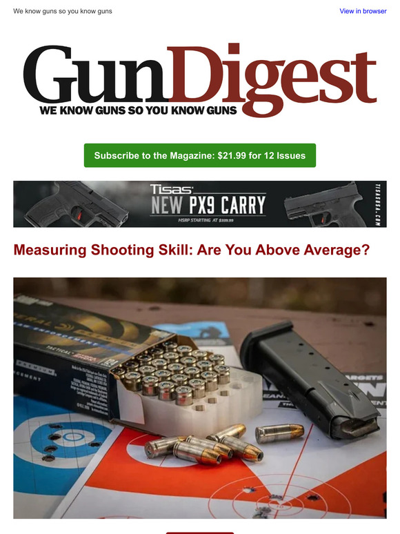 Gun Digest Store: Do You Shoot Better Than Average? | Joys Of The Colt ...