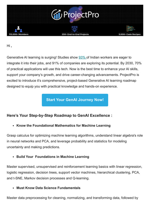 ProjectPro: Accelerate Your Growth with This Comprehensive GenAI ... ProjectPro: Accelerate Your Growth with This Comprehensive GenAI ...