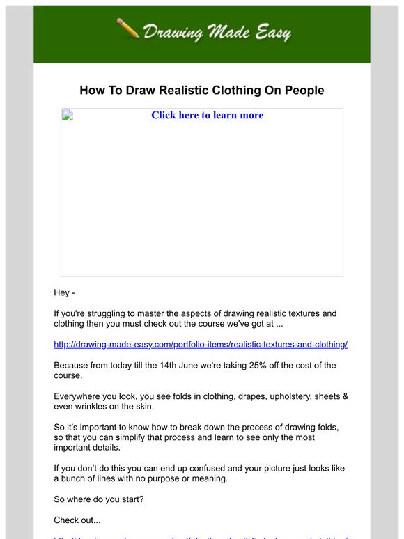 Drawing Made Easy: — - how to draw Realistic Clothes on people | Milled