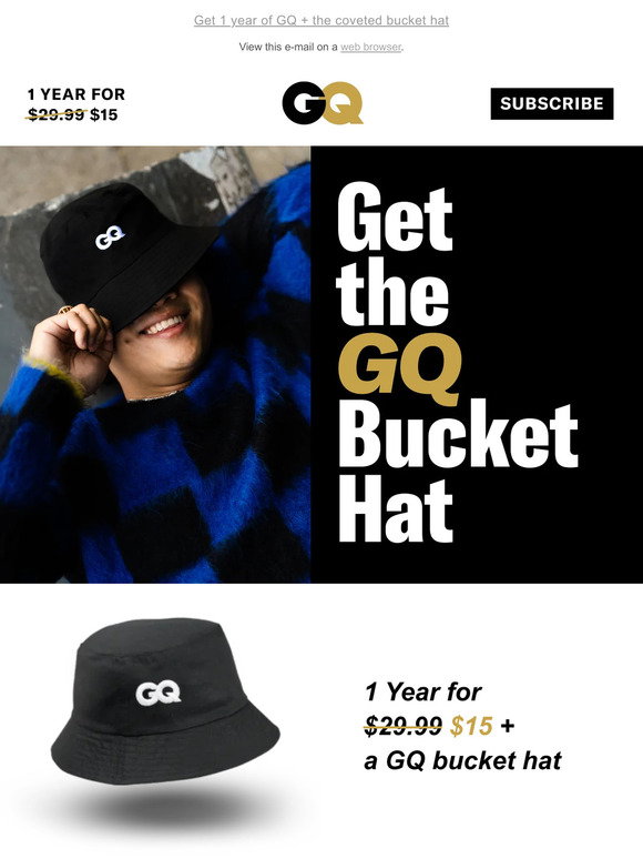 GQ: Limited-time only! Get the GQ bucket hat | Milled