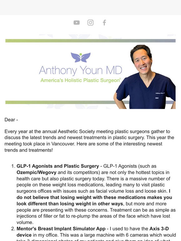 Youn Beauty: What's New In Plastic Surgery! | Milled