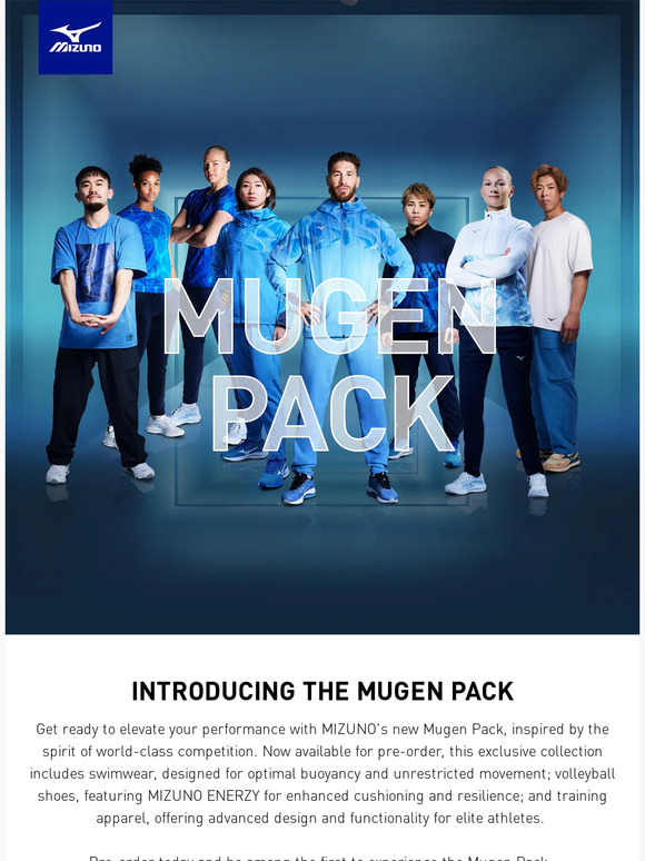 Mizuno: Introducing Mizuno's Mugen Pack: Now Available for Pre-Order ...