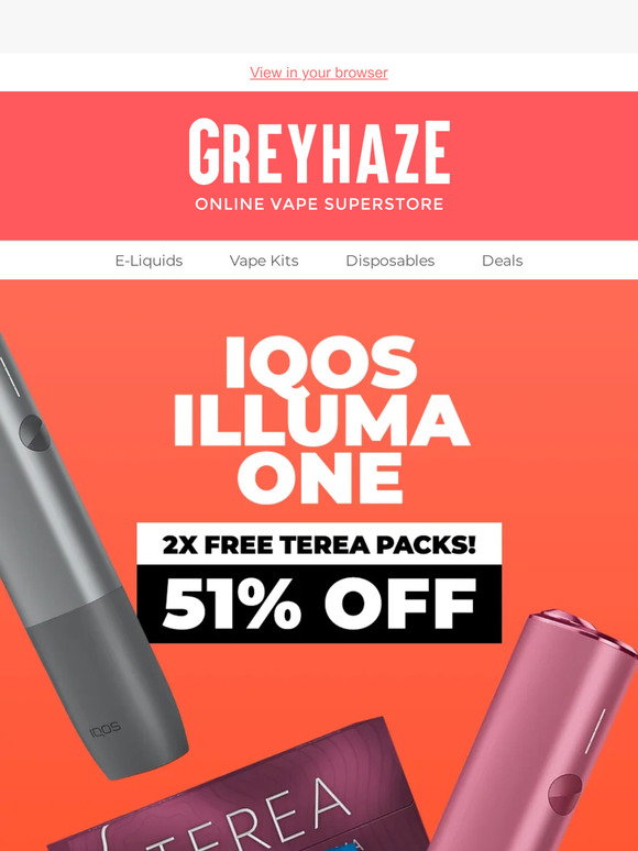 Grey Haze: IQOS ILLUMA ONE 😍 51% OFF!! | Milled