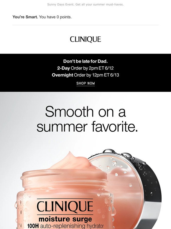 Clinique Email Newsletters: Shop Sales, Discounts, and Coupon Codes