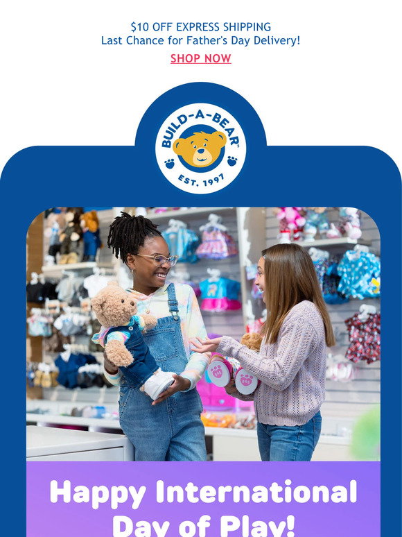 Build-A-Bear: $11 Bears in Stores & Online Today Only! | Milled