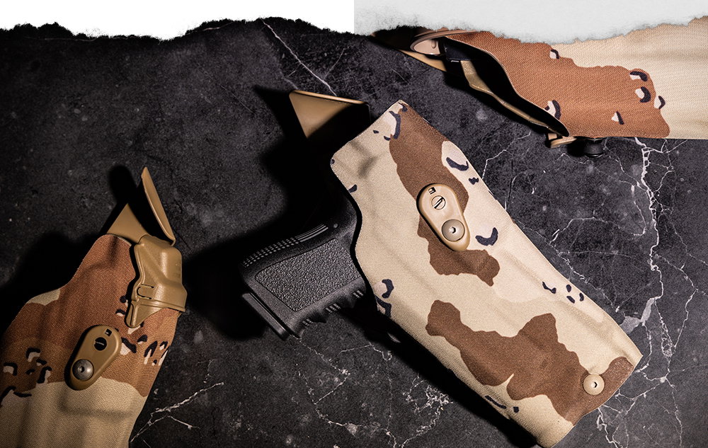 Safariland: 🎯 Limited Edition Alert! Chocolate Chip Camo Holsters Now ...