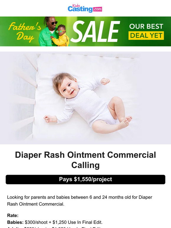 KidsCasting: Samani Could Feature in Diaper Rash Ointment Commercial ...