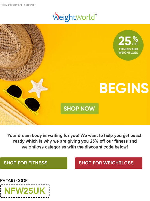 WeightWorld: Get Summer Ready! | Milled
