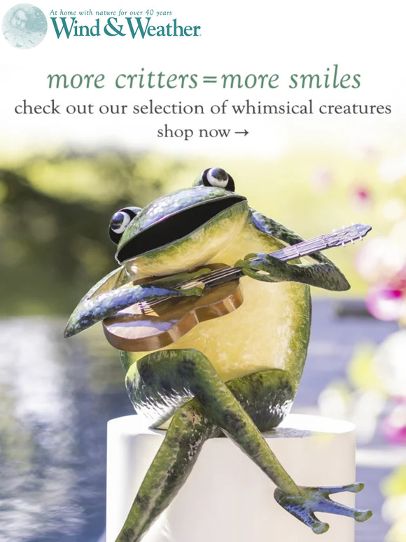 Wind and Weather: Cute Critters with Big Personalities | Milled