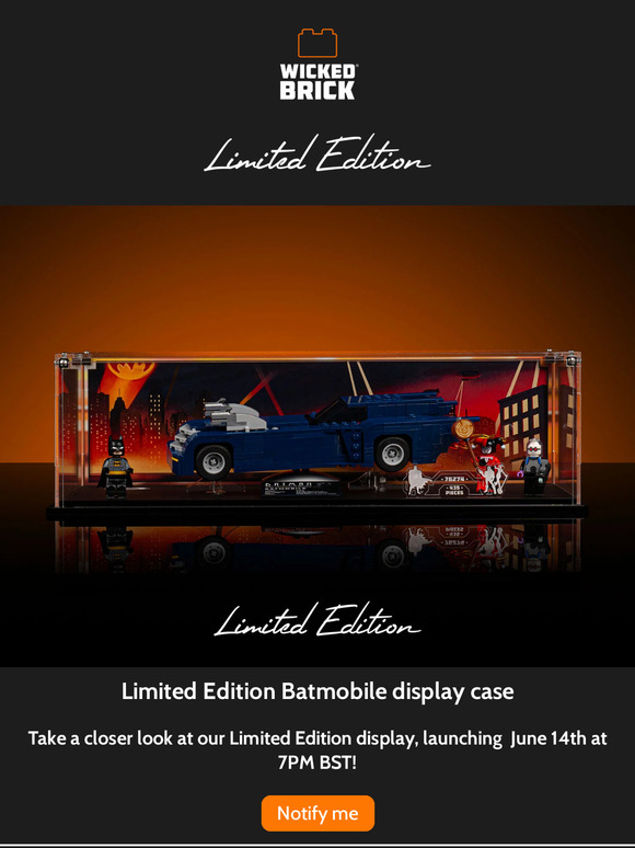 Wicked Brick: Take a closer look at our Limited Edition Batmobile ...