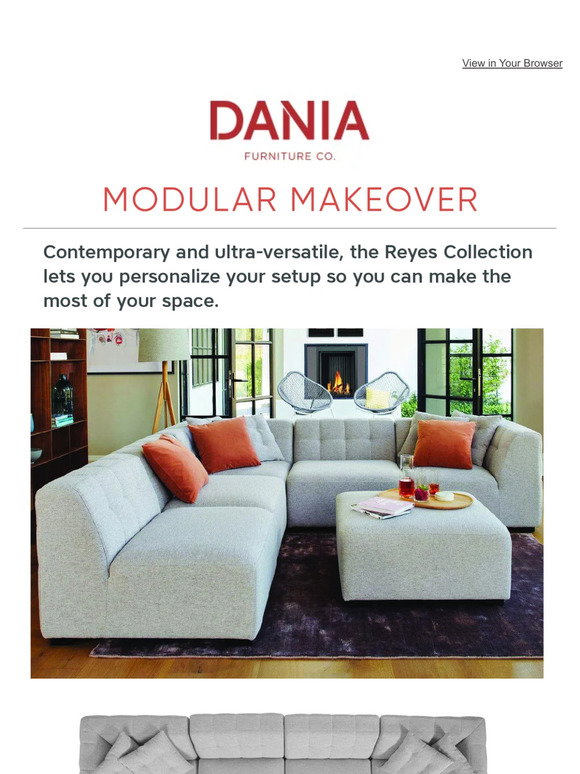 Dania Furniture: Create your own custom setup | Milled
