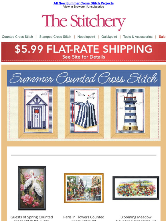 Stitchery: Projects For the Happiness That Will Be Summer 2024 ~ Shop ...