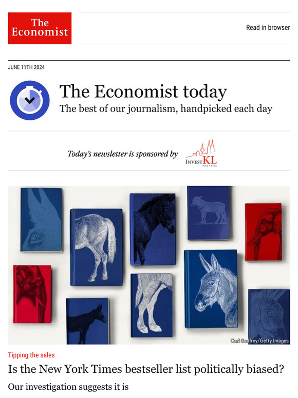 The Economist: Is the NYT’s bestseller list politically biased? | Milled
