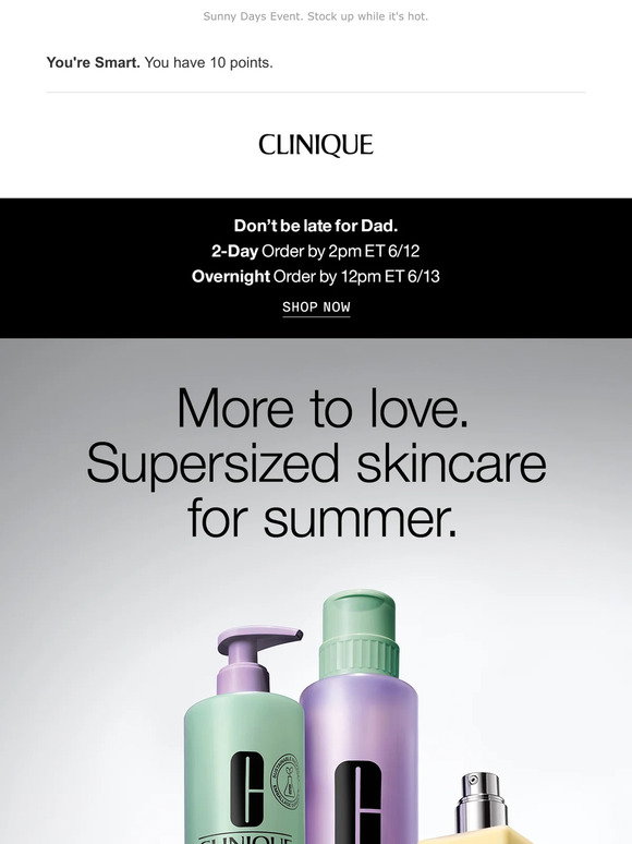 Clinique Email Newsletters: Shop Sales, Discounts, and Coupon Codes