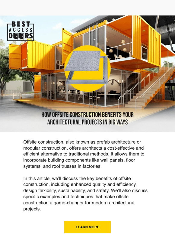 Best Access Doors: Learn How Offsite Construction Benefits Your ...