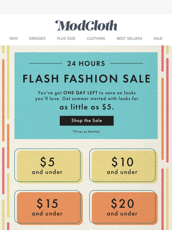 Modcloth: Double up on ‘deal-ight.’ | Milled