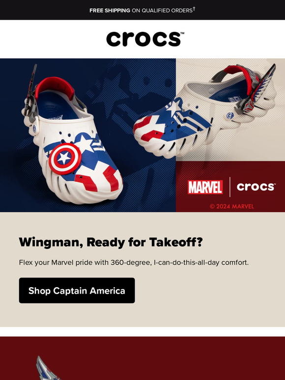 Crocs: Introducing the Captain America Echo Clog | Milled