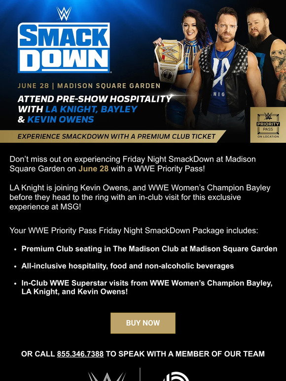 WWE Shop: SmackDown at MSG – Meet LA Knight! | Milled