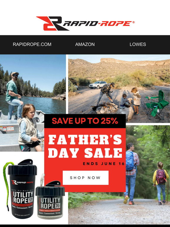 Rapid Rope: Father's Day Orders | Milled