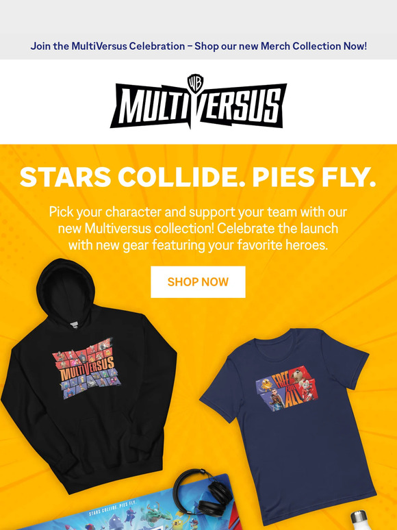 WB Shop: MultiVersus is Here! Celebrate with New Gear Featuring Your ...
