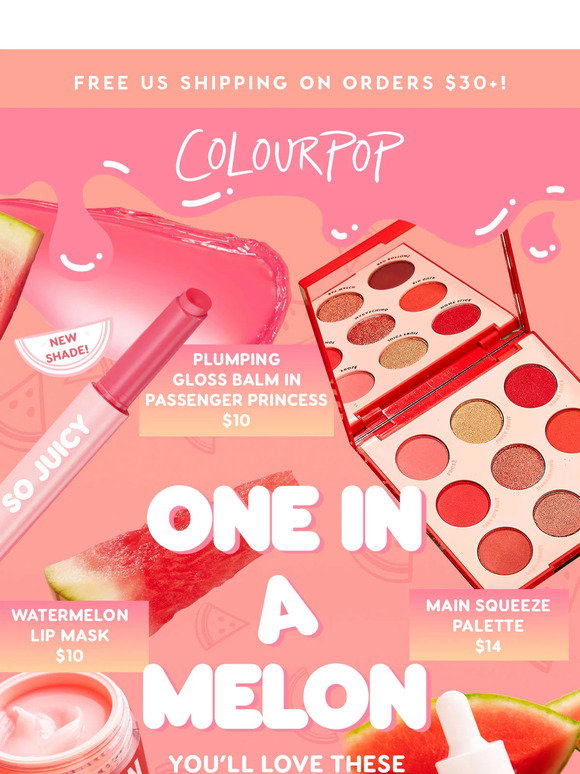 ColourPop: Juicy watermelon faves 🍉🍉 | Milled