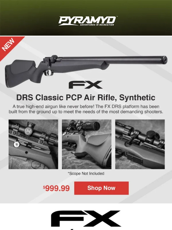 Pyramyd Air: New FX Airgun: DRS Classic PCP Rifle | Milled