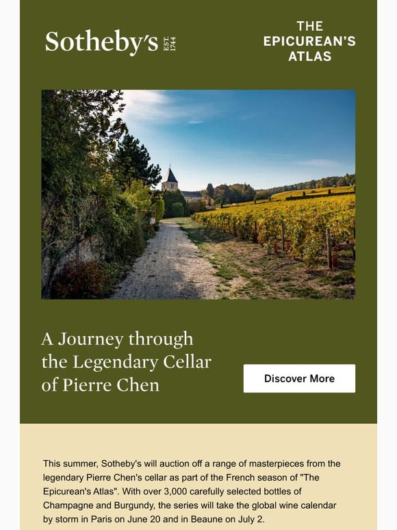 Sotheby's: A Journey through the Legendary Cellar of Pierre Chen | Milled