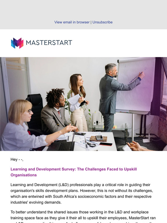 MasterStart: Key Findings from the Latest Learning & Development Survey ...