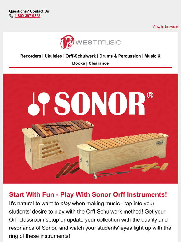 West Music: Sing, Play, and Dance With Orff In Your Classroom! | Milled