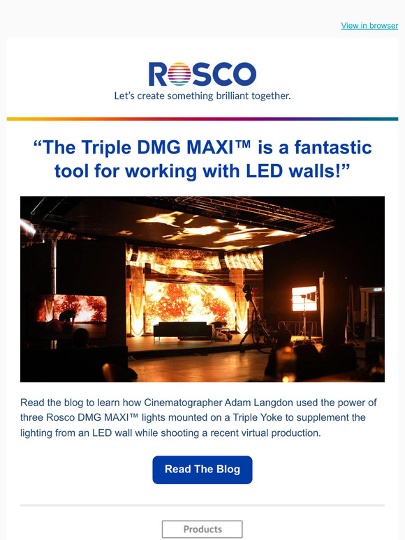 Rosco: The Triple DMG MAXI™ – A Fantastic Lighting Tool For Shooting ...