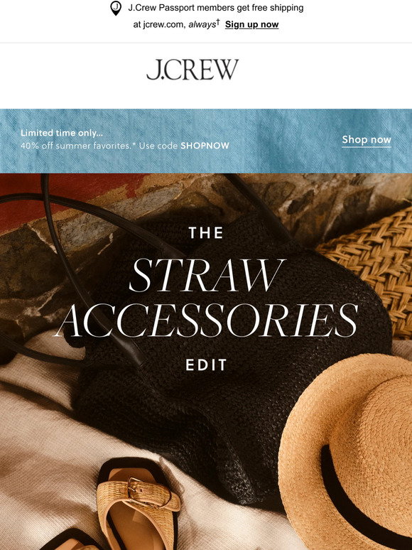 J.Crew Email Newsletters: Shop Sales, Discounts, and Coupon Codes