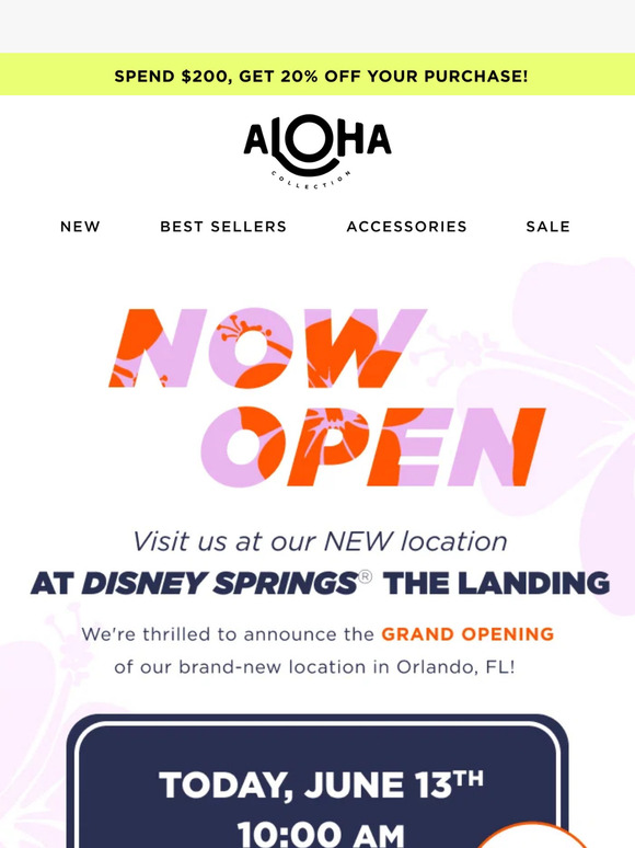 ALOHA Collection: ALOHA Disney Springs® at The Landing! 🌺 | Milled