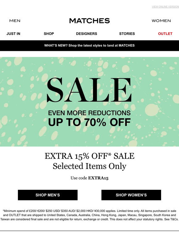 Matches Fashion: Extra 15% off SALE: dresses for every occasion | Milled